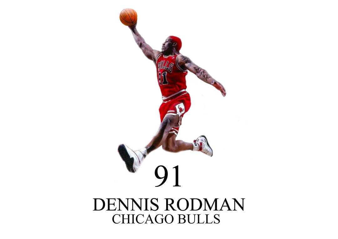 DENNIS RODMAN, Basketball, Custom T-shirt, Design, Gym, Digital ...