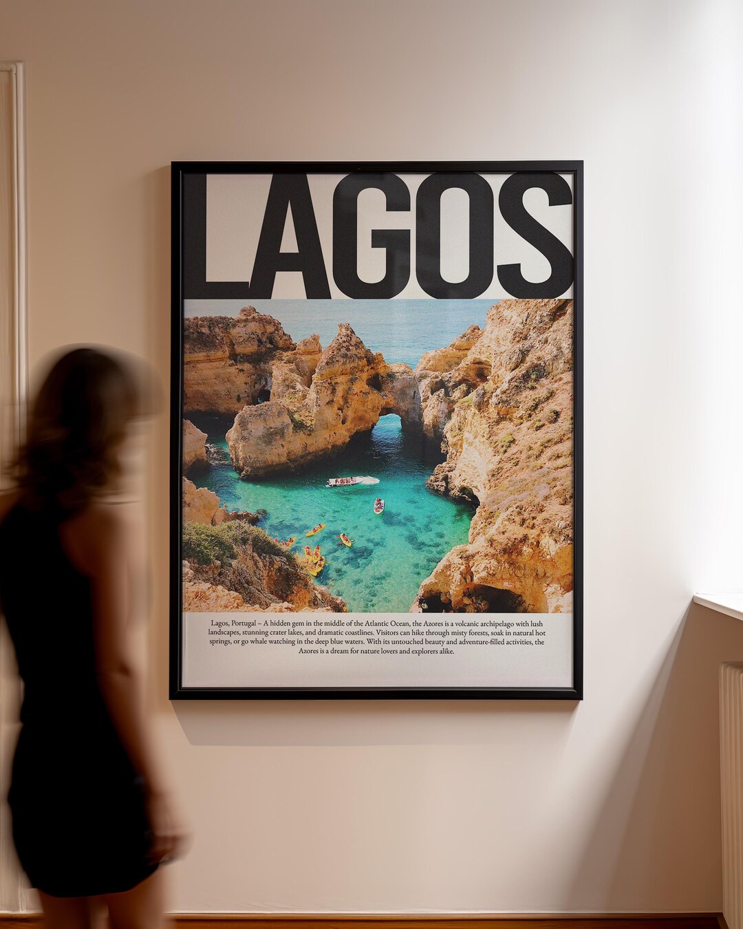 Lagos Scenery Poster, Matte Vertical Wall Art Print, Nigeria Landscape ...