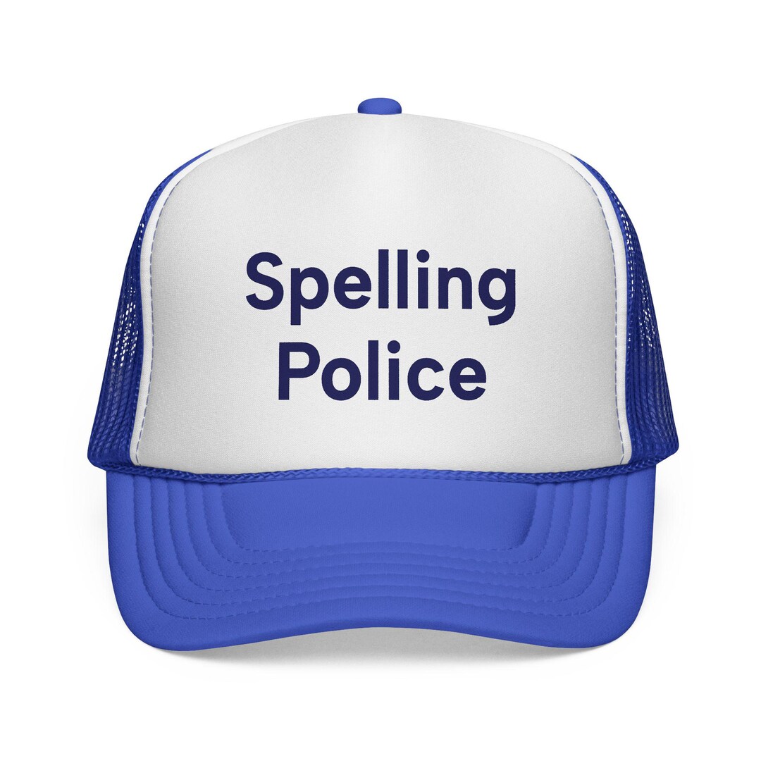 Spelling Police Trucker Caps - Etsy