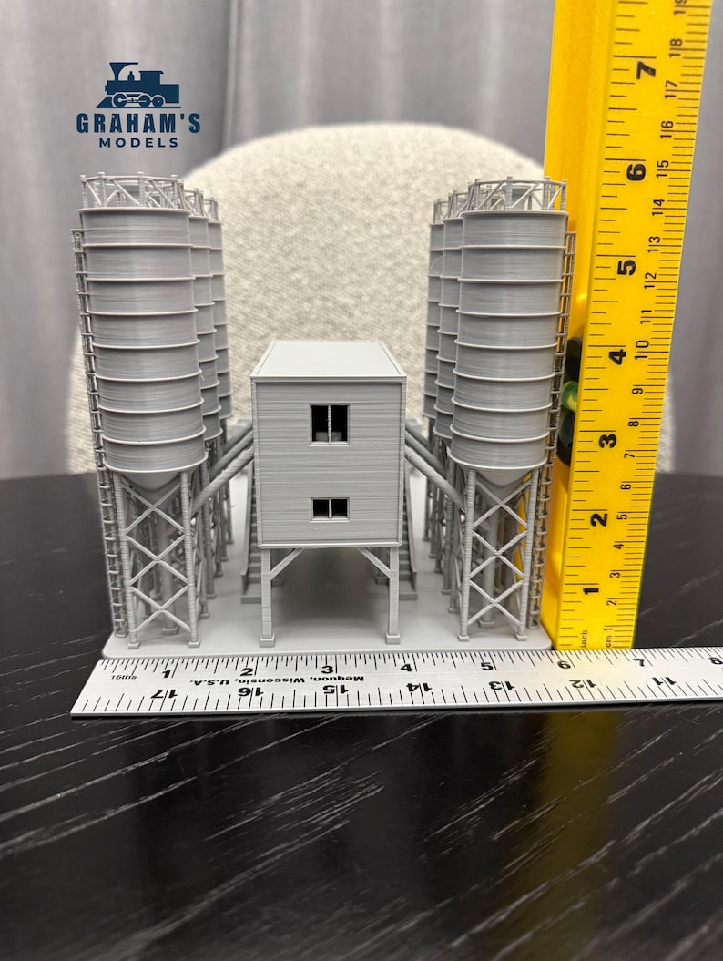 N Scale Concrete Plant Cement Factory / 1:160 Gauge/ No Assembly ...