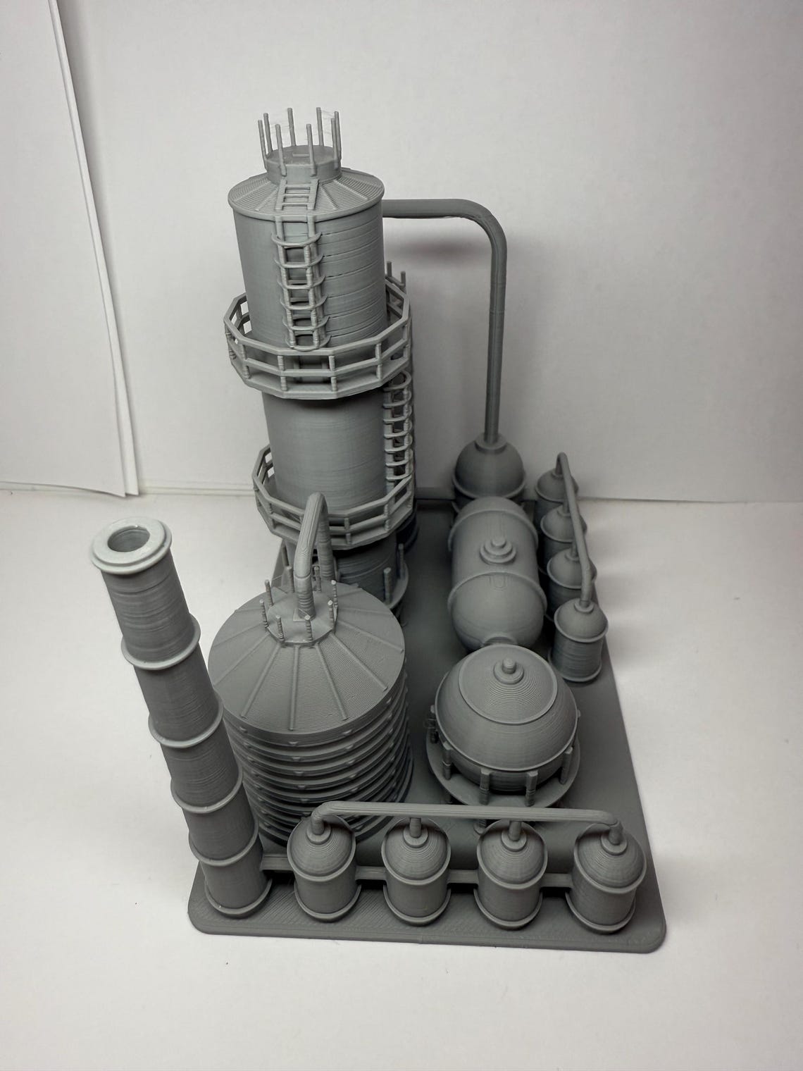 N Scale Oil Refinery / 1:160 Gauge/ No Assembly Required - Built and ...