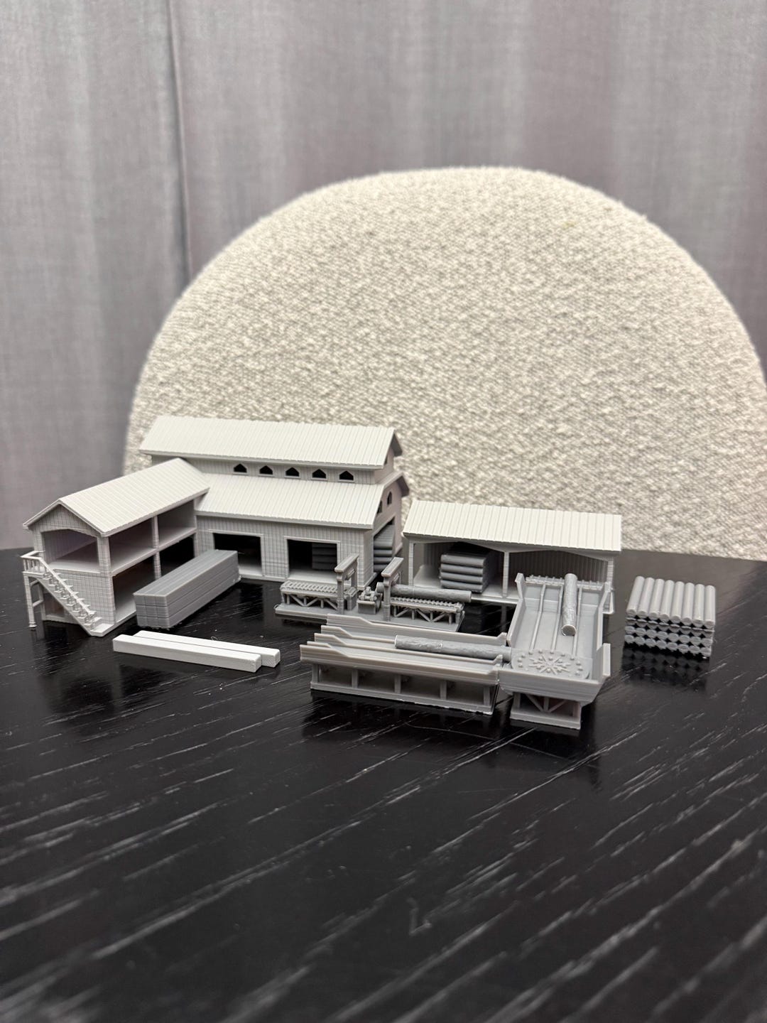 N Scale Sawmill Lumber Yard / 1:160 Gauge/ Preassembled - Etsy