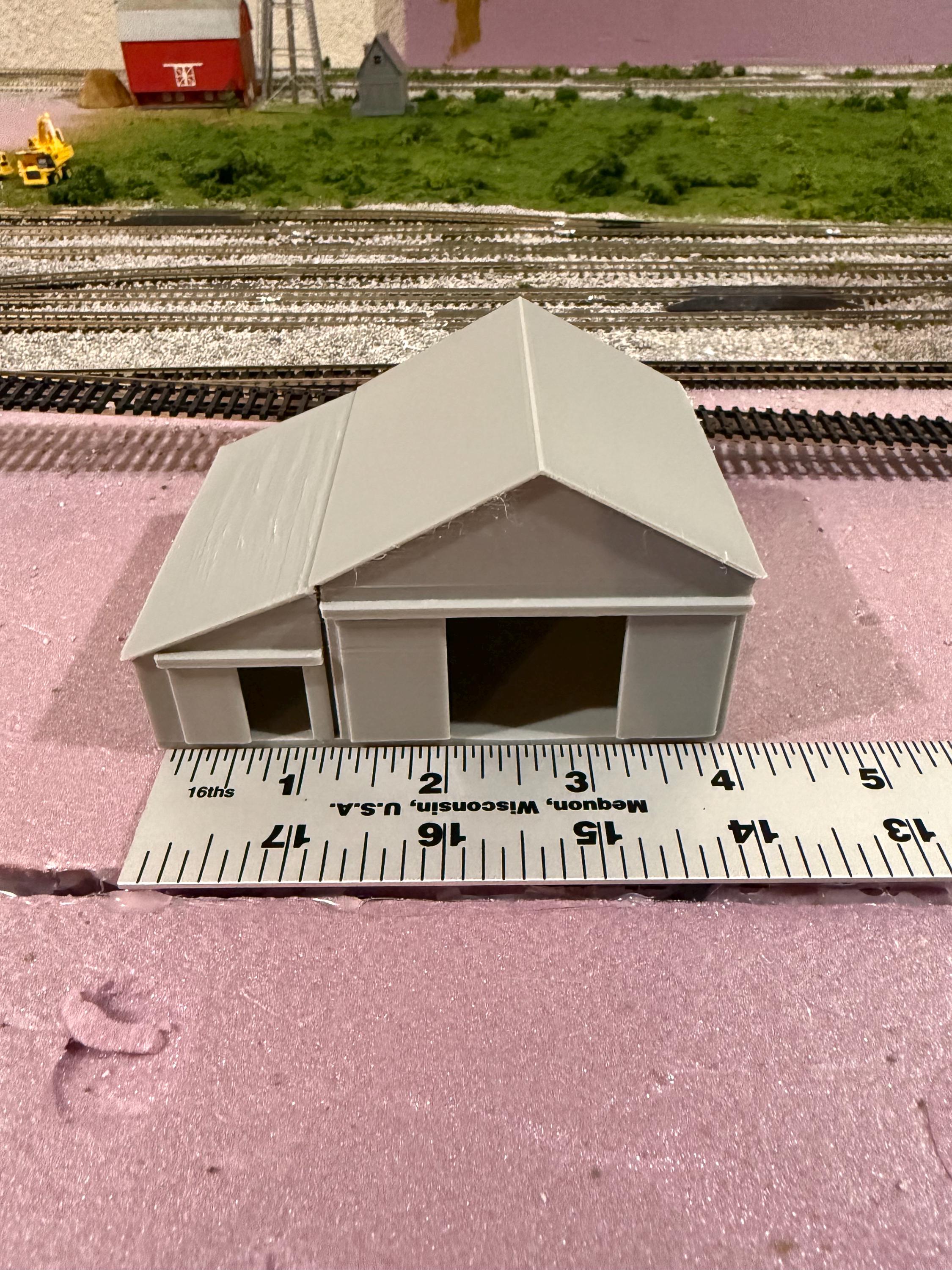 N Scale Medium Barn Storage 1:160 | Preassembled - Built up Building ...