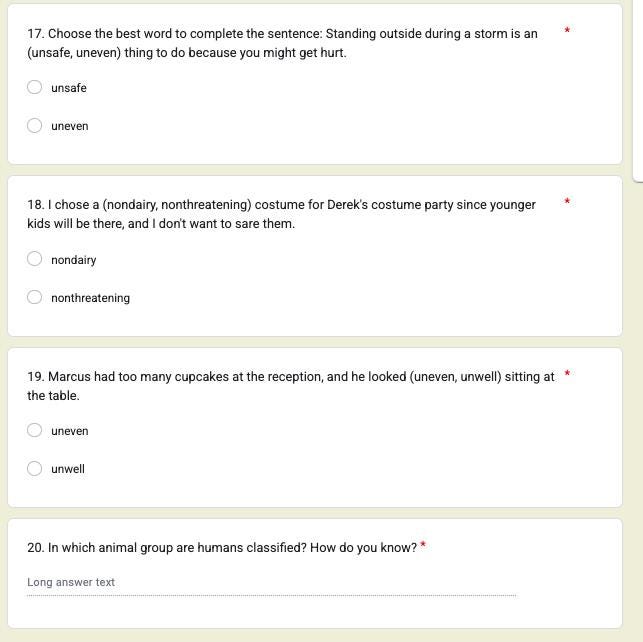 3rd Grade CKLA Animal Classification: Writing Rubric & Assessment ...