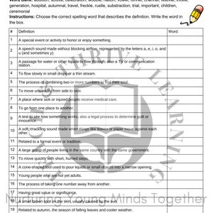 Spelling Activities and Supplements | CKLA Grade 3 Unit 8 Native ...