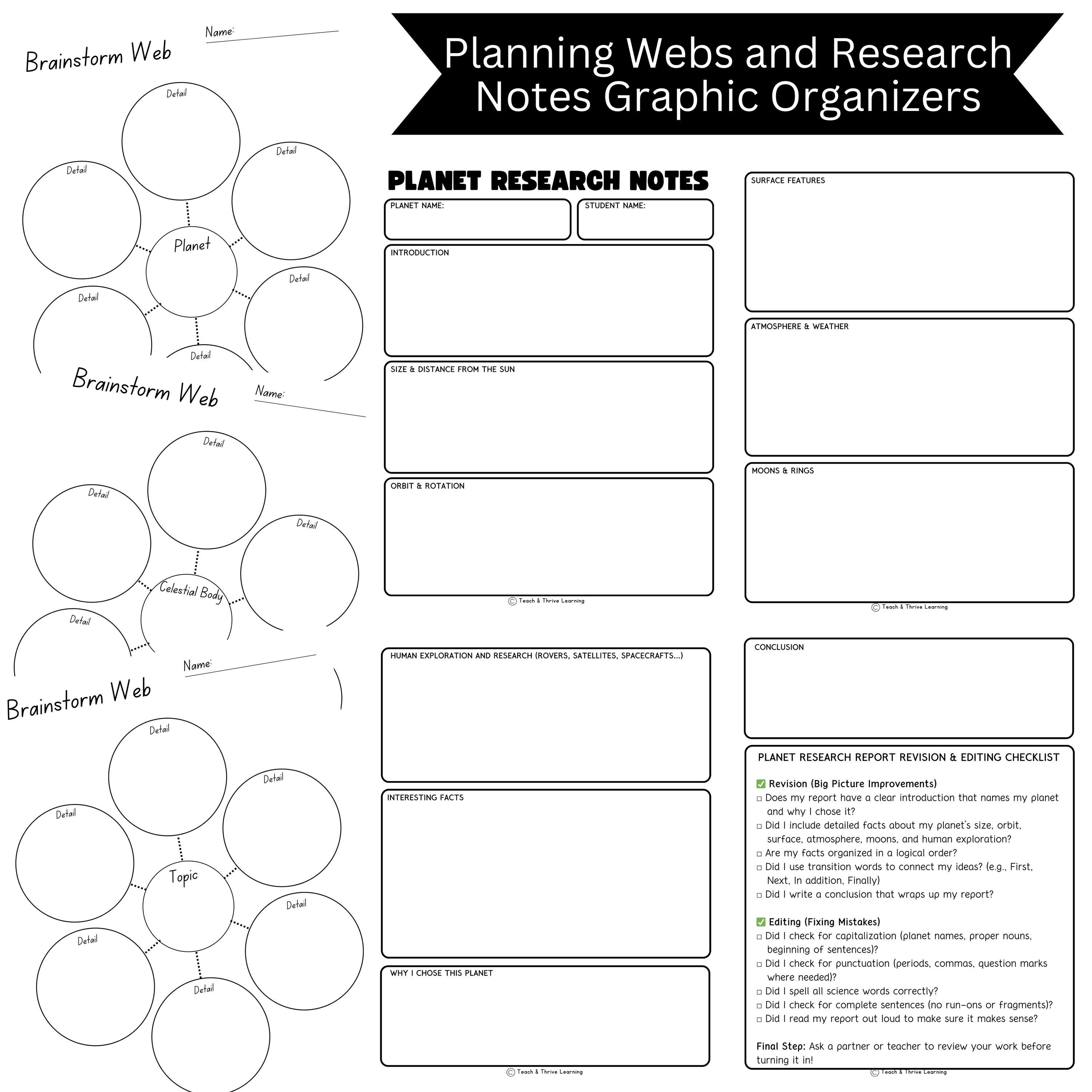 Solar System and Planets Research Activities Outer Space Bulletin Board ...