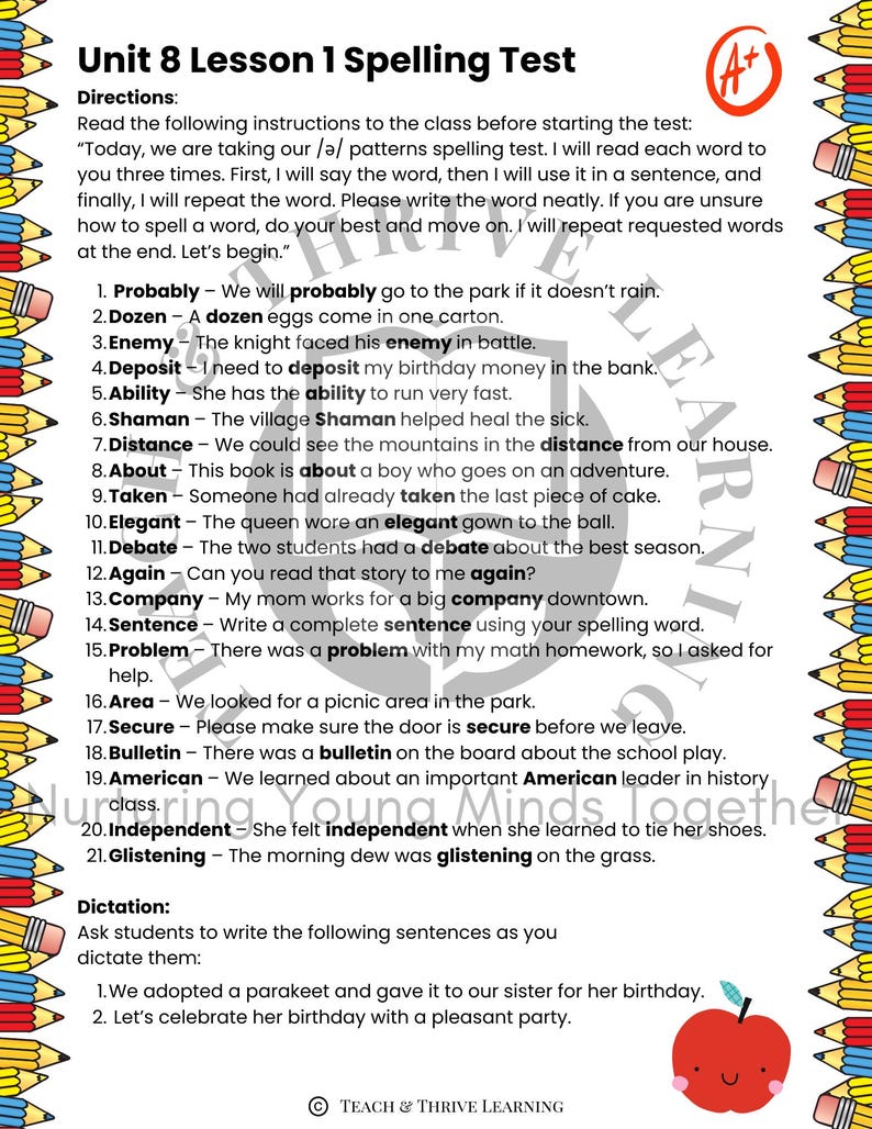 Spelling Activities and Supplements | CKLA Grade 3 Unit 8 Native ...