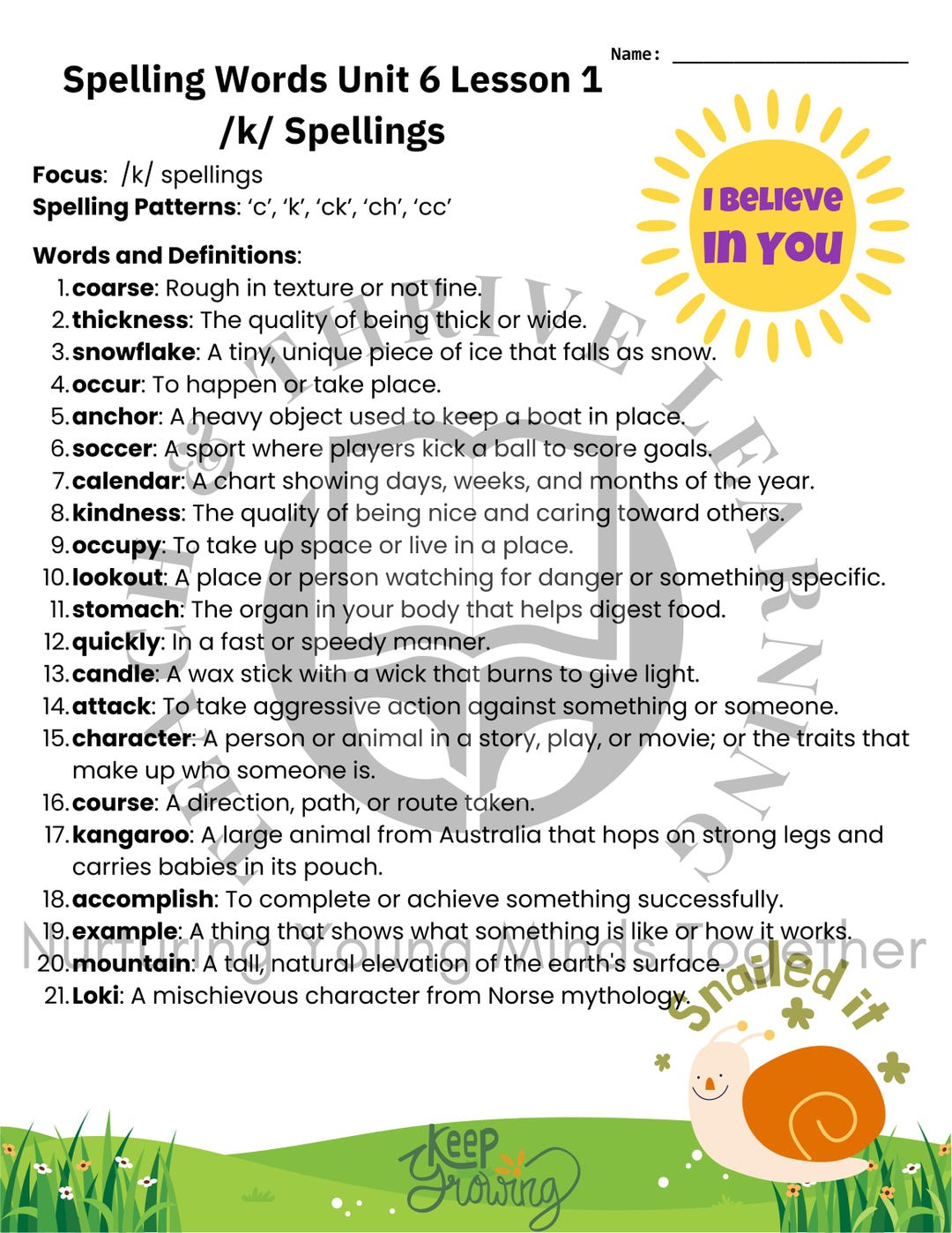 CKLA | Grade 3 | Spelling Activities | Viking Age | Unit 6 Lesson 1 ...