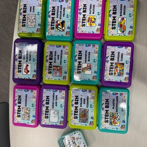 STEM Bin Labels & Idea Cards: Hands-on Learning (printable) - Etsy