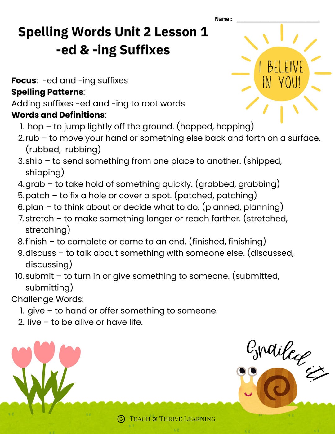 CKLA | Grade 3 | Spelling Activities | Animal Classification | Unit 2 ...
