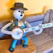 Upcycled Banjo Player Assemblage Sculpture | Repurposed Objects ...