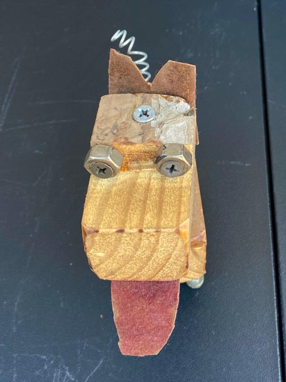 Woody the Dog Upcycled Art Sculpture Assemblage | Dog Lover Gift | Pet ...