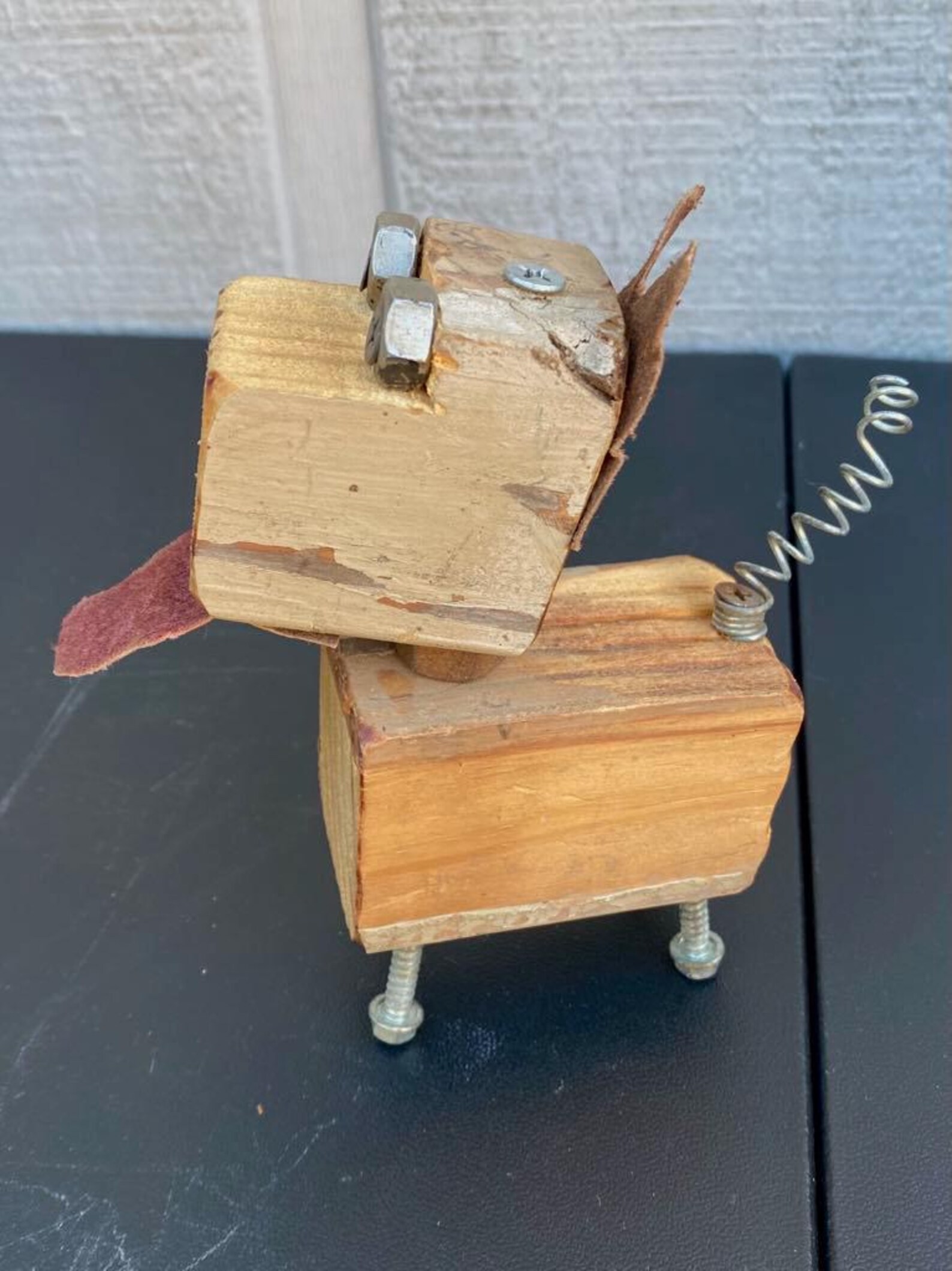 Woody the Dog Upcycled Art Sculpture Assemblage | Dog Lover Gift | Pet ...