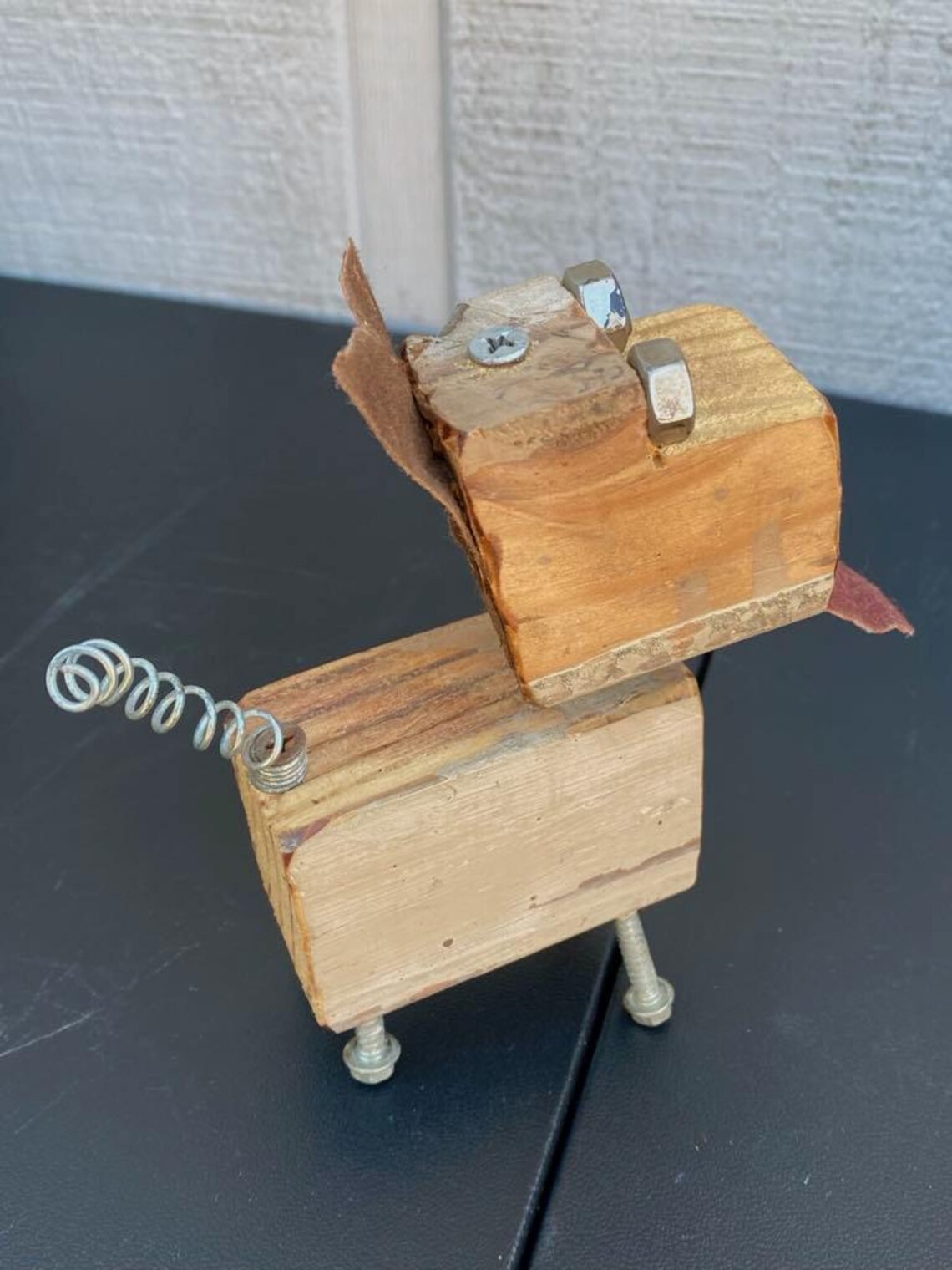 Woody the Dog Upcycled Art Sculpture Assemblage | Dog Lover Gift | Pet ...