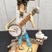 Repurposed Items Banjo Picker Art Sculpture | Hillbilly Jed Upcycled ...