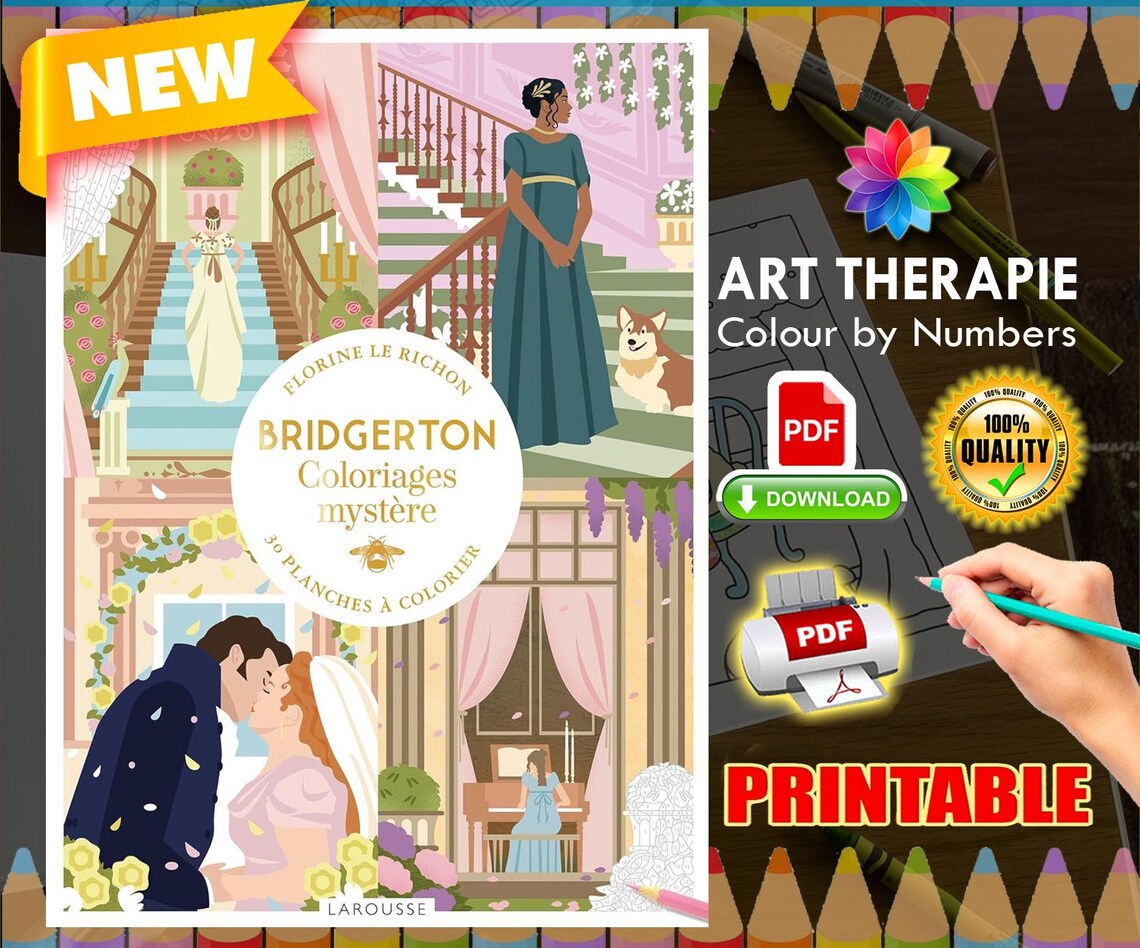 Bridgeton | Coloriage | Disney Coloring Book | PDF Coloring | Color by ...
