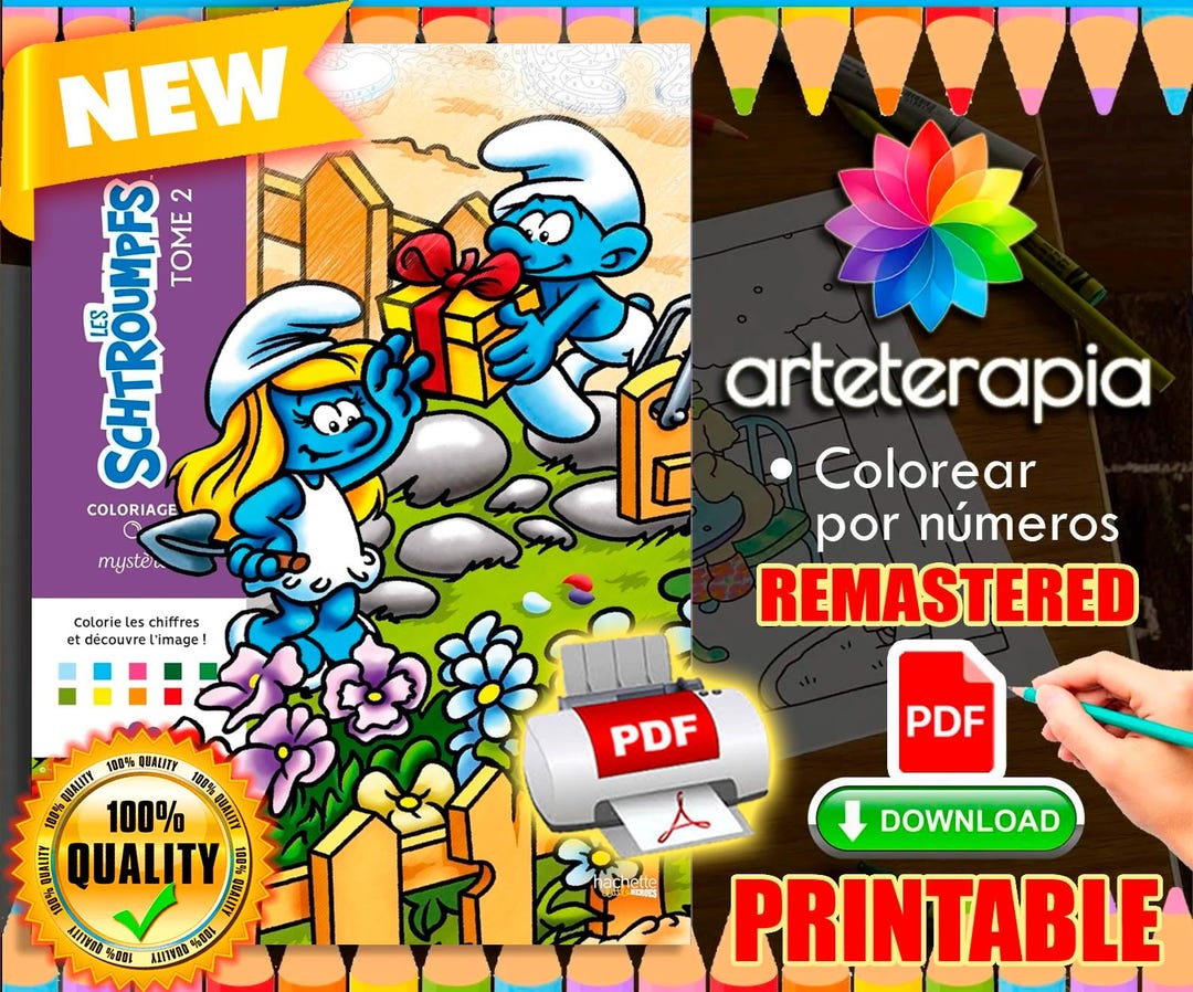 Schtroumpfs Tome 2 | Coloriage | Disney Coloring Book | PDF Coloring ...