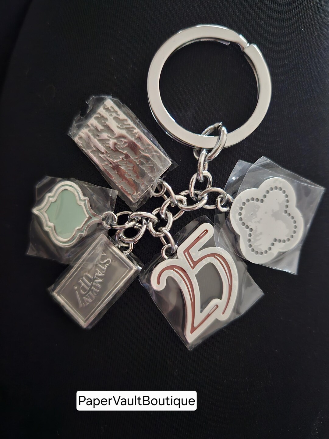 Stampin' Up! 25th Anniversary Keyring. Brand New in Packaging. - Etsy