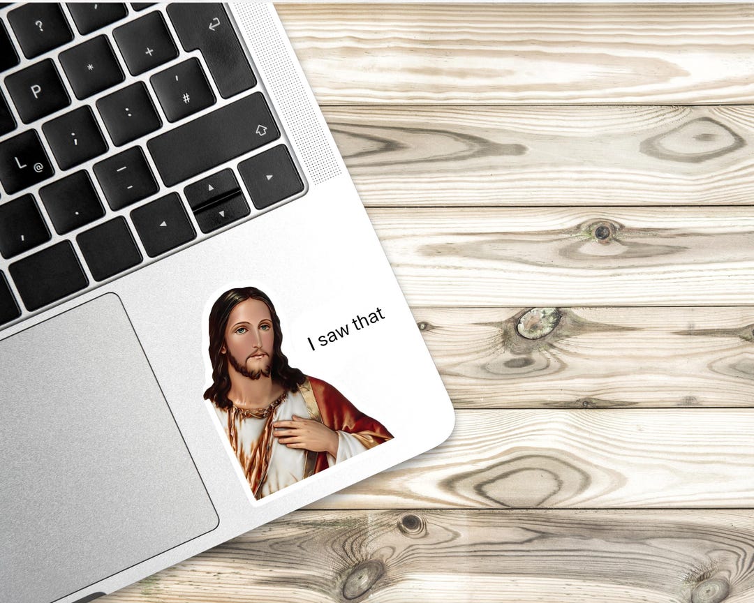 Jesus Parody i Saw That Digital Download Humorous JPEG & PNG Printable ...