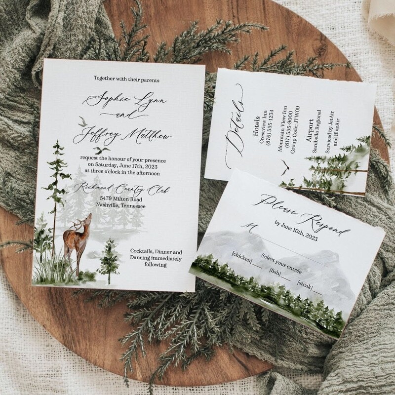 Deer Wedding - Etsy
