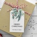 Christmas Gift Tag, Holiday Gift Tag, Christmas Holly & Pine Tags ...