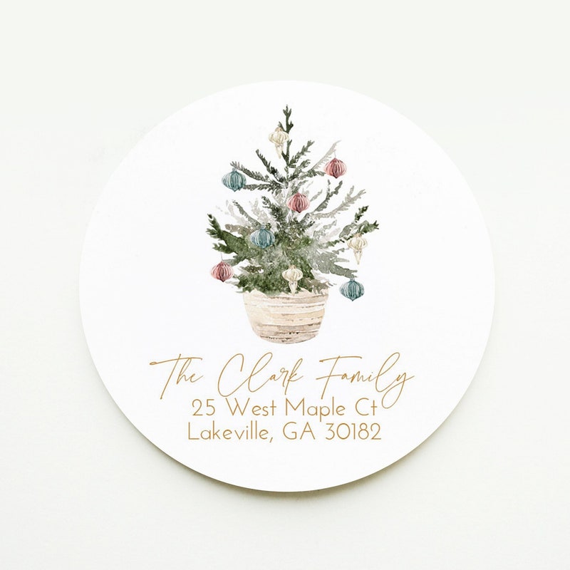 Christmas Tree Label - Etsy