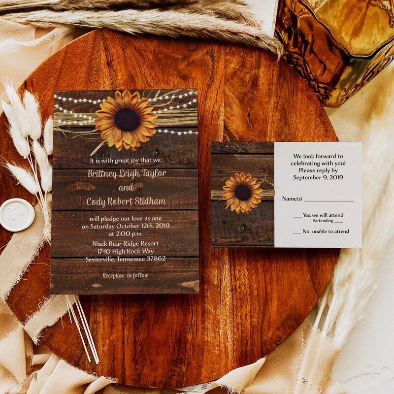 Country Wedding Invitation - Etsy