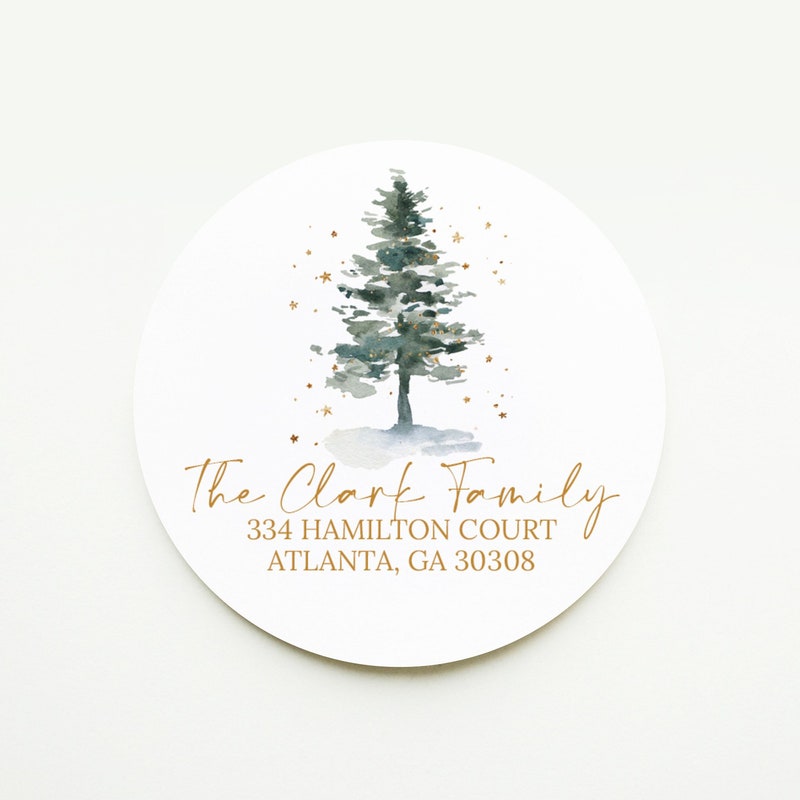 Christmas Tree Label - Etsy