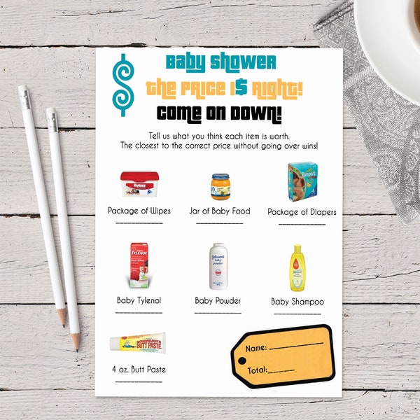The Price is Right Printable Poster Party Props - Etsy Canada