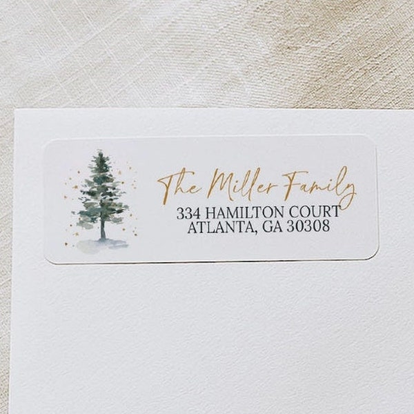 Christmas Tree Label - Etsy