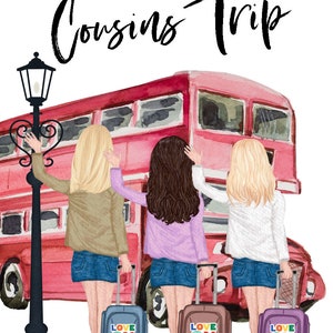 Luggage Tags Personalized, London Girls Trip Tag, Luggage Tags for ...