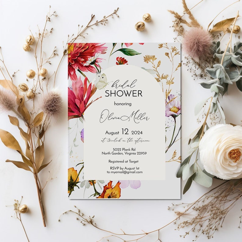 Boots and Bubbly Bridal Shower Template Editable, Country Western ...