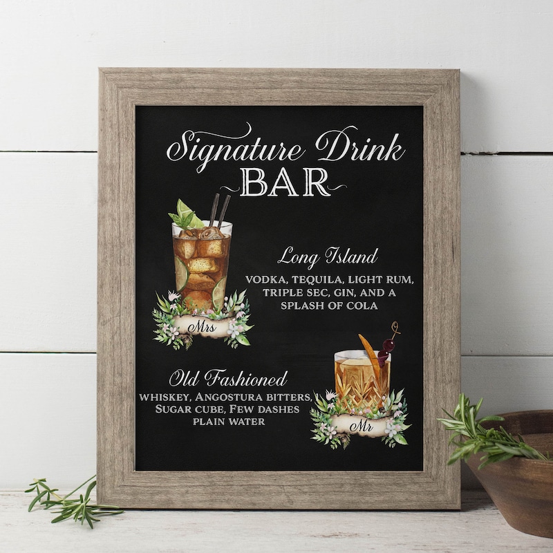 Rustic Wedding Bar - Etsy