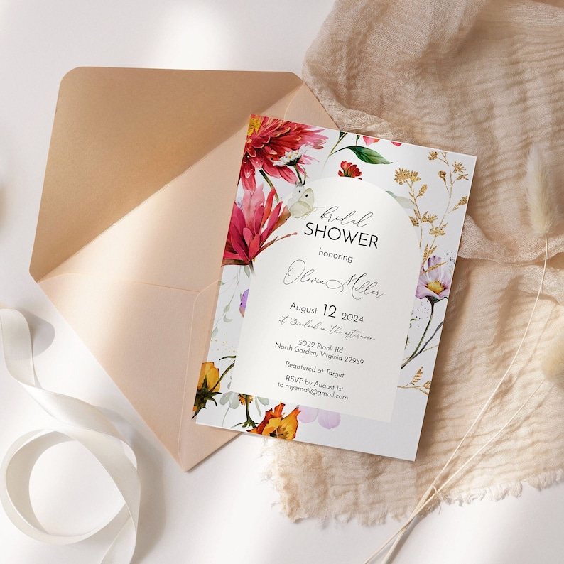 Boots and Bubbly Bridal Shower Template Editable, Country Western ...