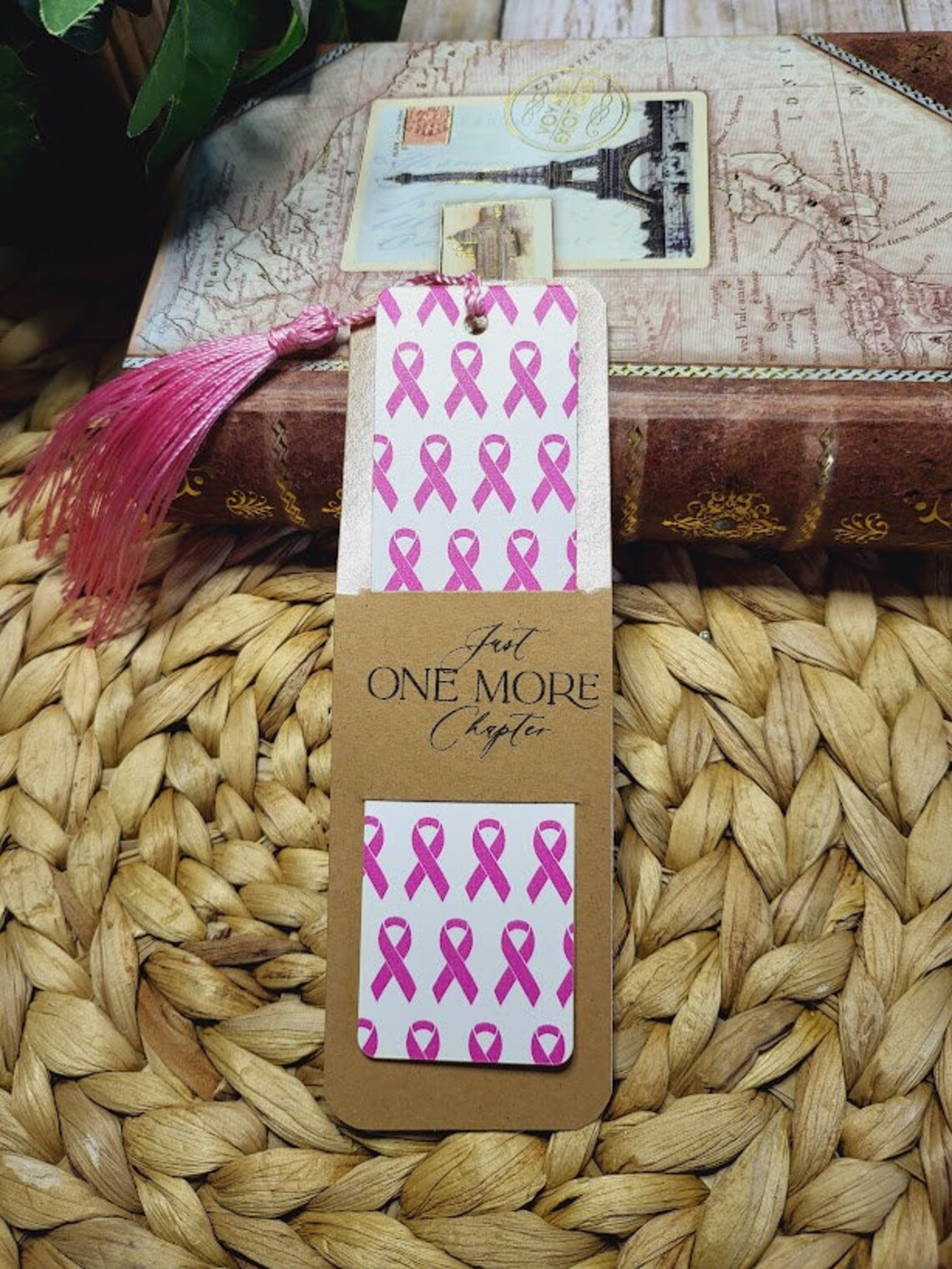 Breast Cancer Bookmark With Tassel, Survivor Gift, Bookmark for Women ...