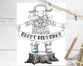 Paul Bunyan Coloring Pages Activities