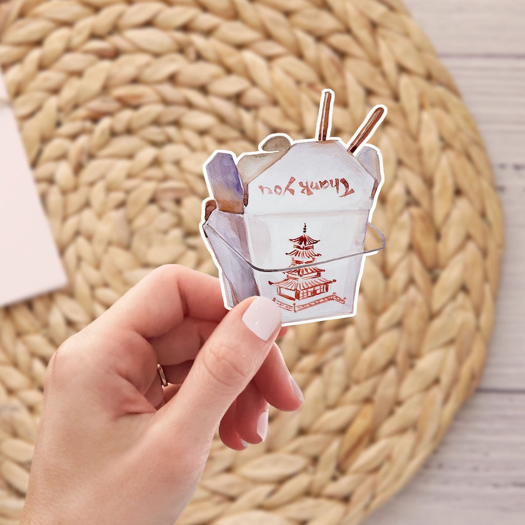Chinese Food Transparent Sticker, Fast Food Stickers, Food Stickers ...