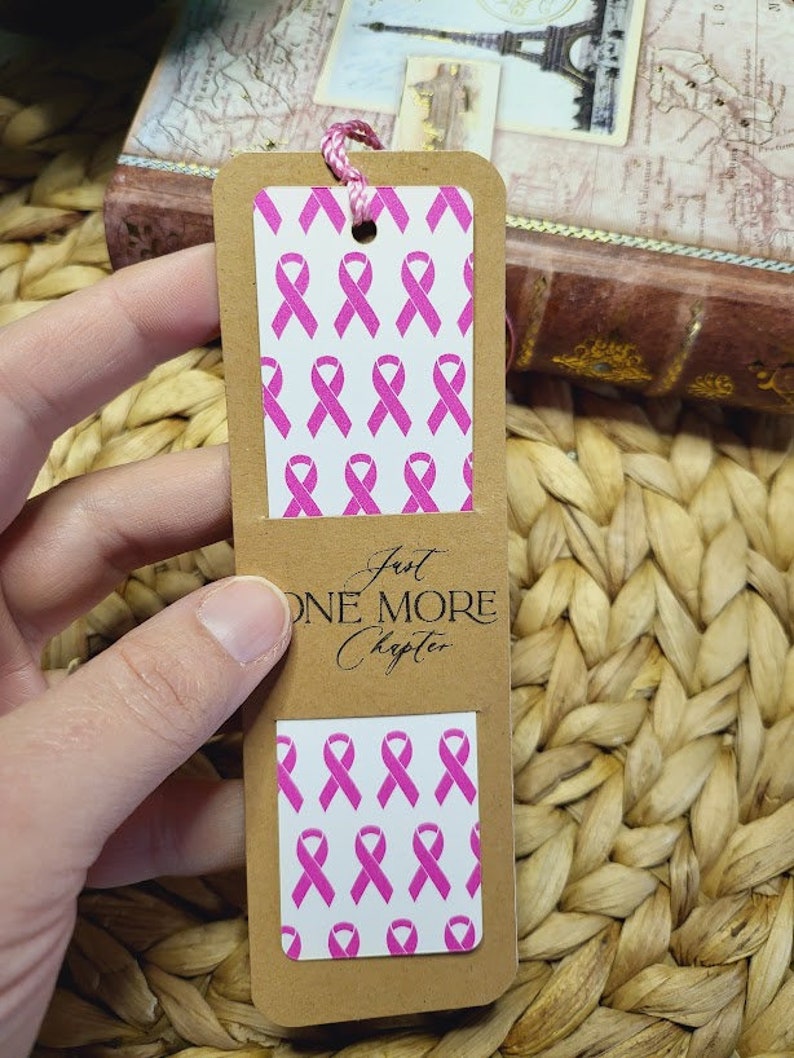 Breast Cancer Bookmark With Tassel, Survivor Gift, Bookmark for Women ...