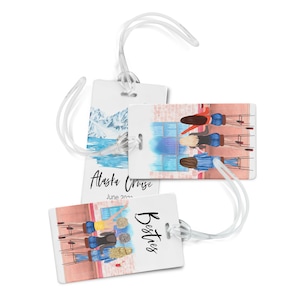 Alaska Cruise Girls Trip Luggage Tags Personalized, Vacation Luggage ...