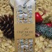 Christmas Gingerbread House Bookmark With Tassel, Holiday Bookmarks ...