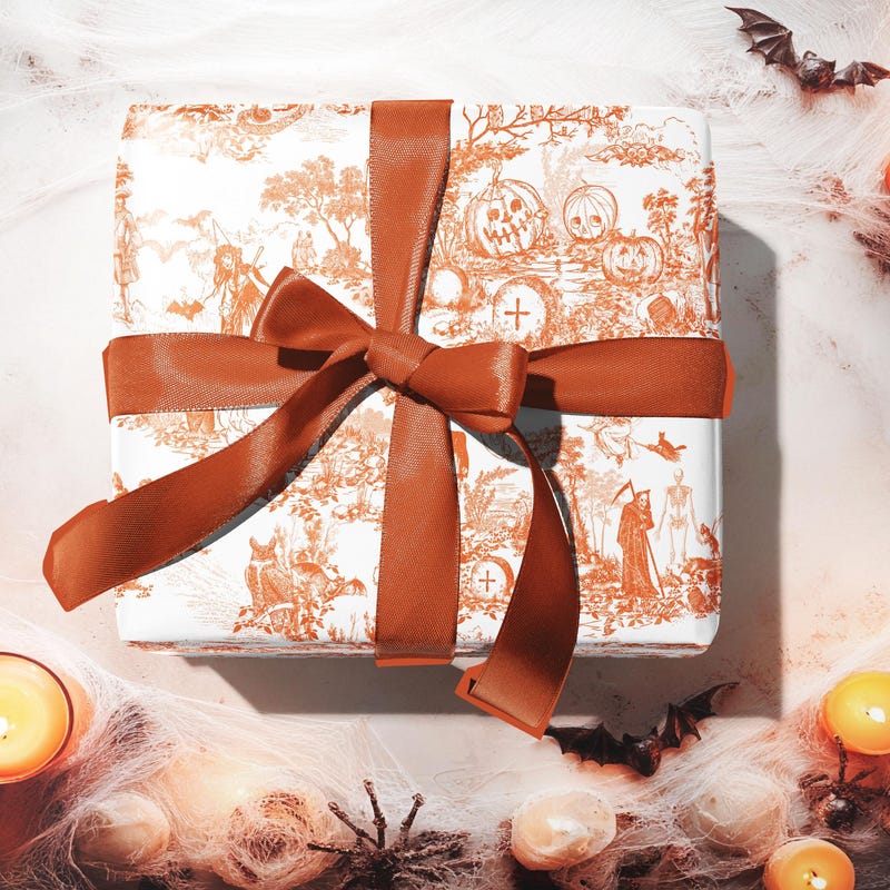 Spooky Wrapping Paper - Etsy