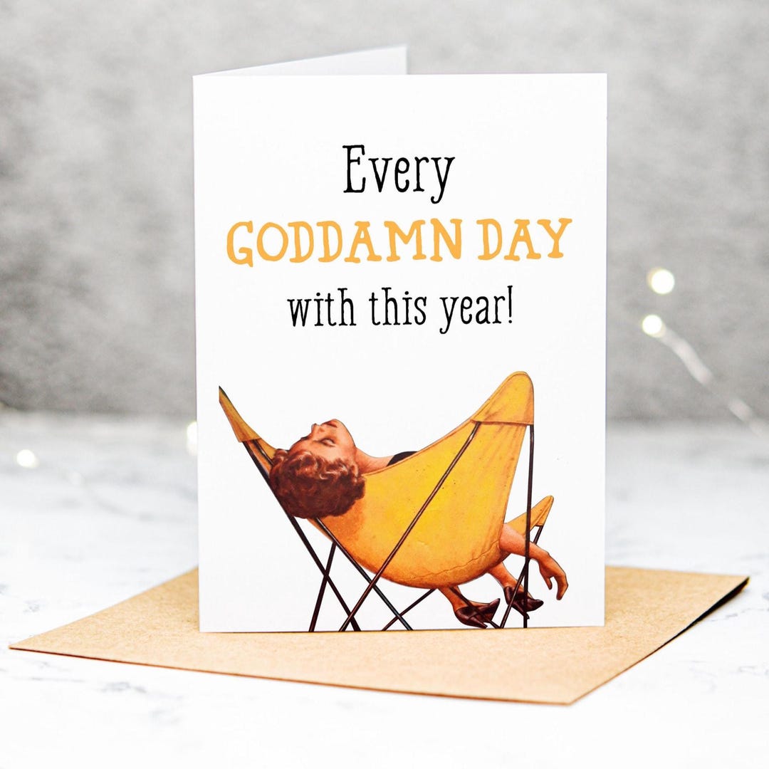 Funny Adult Greeting Card, Best Friend Card, Politics, Humor, A6 Blank ...