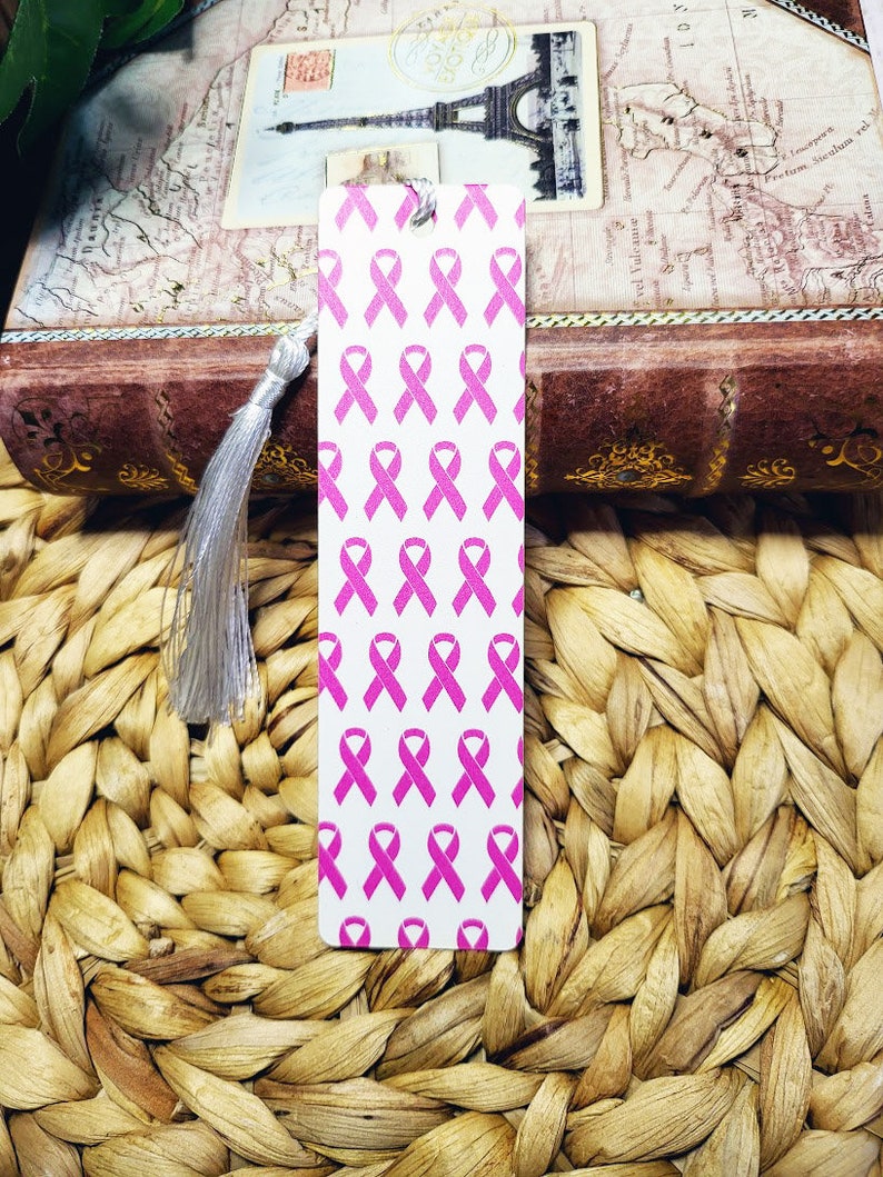 Breast Cancer Bookmark With Tassel, Survivor Gift, Bookmark for Women ...