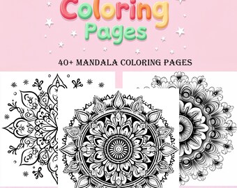 50 Intricate Mandala Coloring Pages for Adults – Stress Relief ...