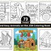 Animals on the JOB Coloring Book Pages, Fun Working Animals Coloring ...