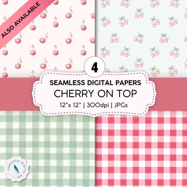 Cherry on Top Baby Clipart Bundle PNG | Cherry Baby Shower Clipart ...
