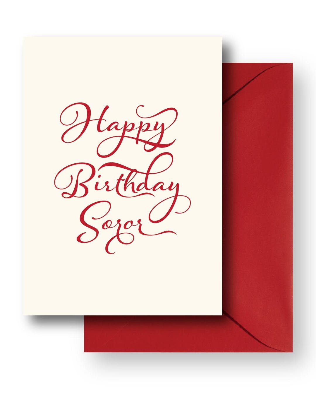 DST Happy Birthday Soror Greeting Card - Etsy