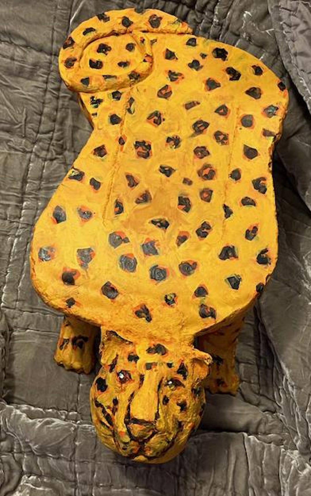 Leopard Cement Table - Made to Order - Etsy