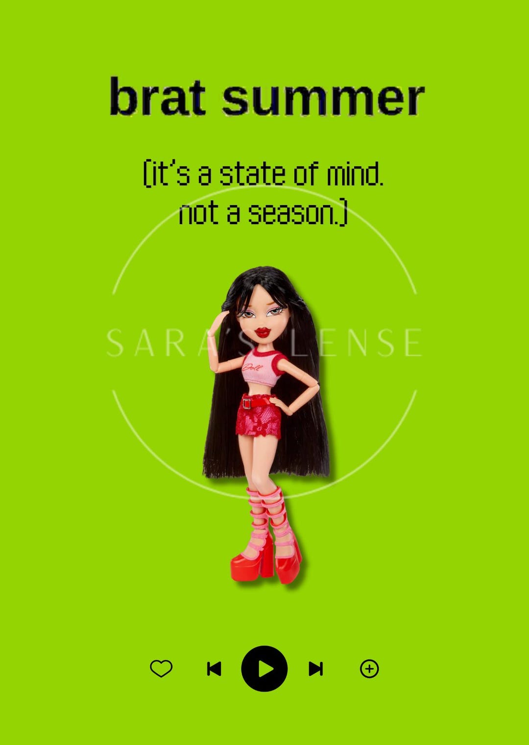 Brat Poster 5 Pack Digital Print - Etsy