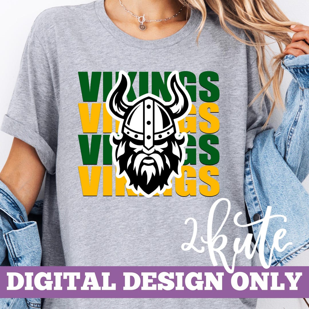 Vikings Png, Cheer Png, School Spirit Design, Viking Mascot Png, Game ...